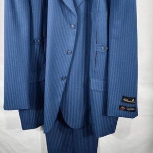 Falcone | Suits & Blazers | Falcone Mens Royal Blue Suit White ...